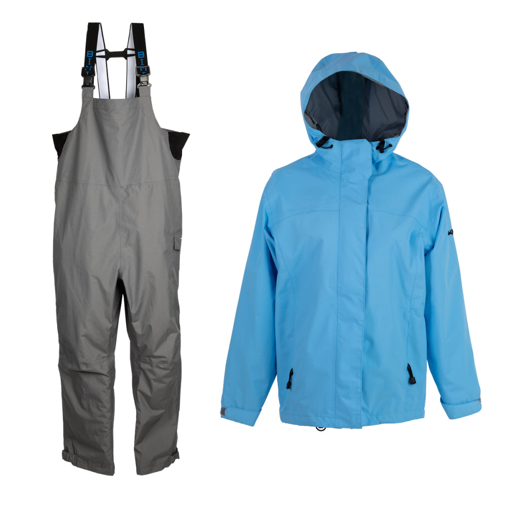 Boca Grande Bib + Light Blue Jacket | Bimini Bay Outfitters